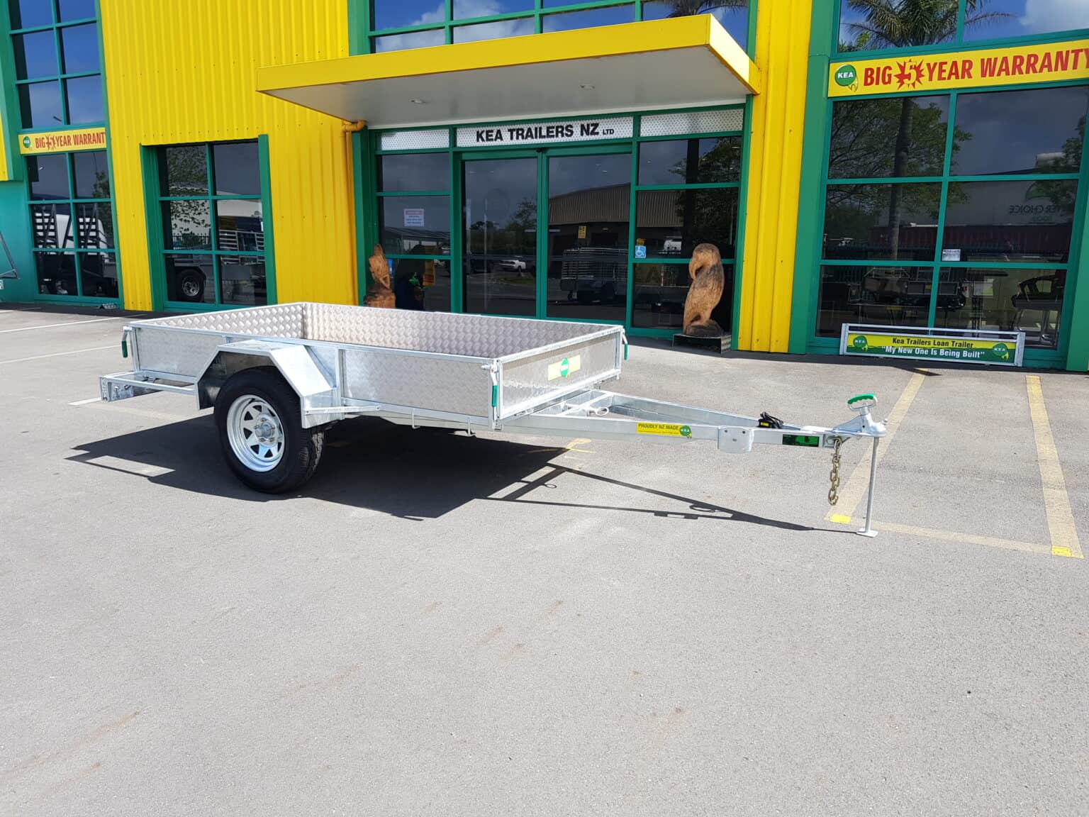K844T - Single Axle Heavy Duty Tipping Trailer - Kea Trailers
